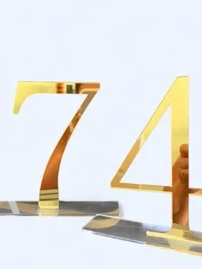 Party Supplies | Gold Mirrored Table Numbers 11 | Poshmark